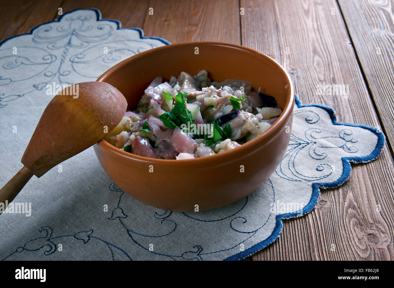 Mulgikapsad - Estonian stew withpork, cabbage and barley Stock Photo ...