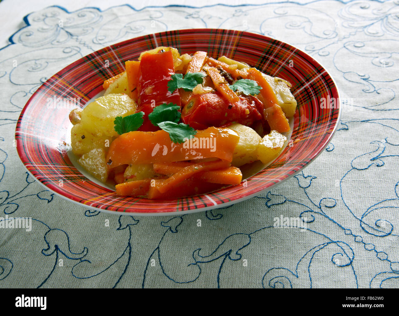 Albanian Vegetables .Turli Perimesh . Balkan dish Stock Photo - Alamy