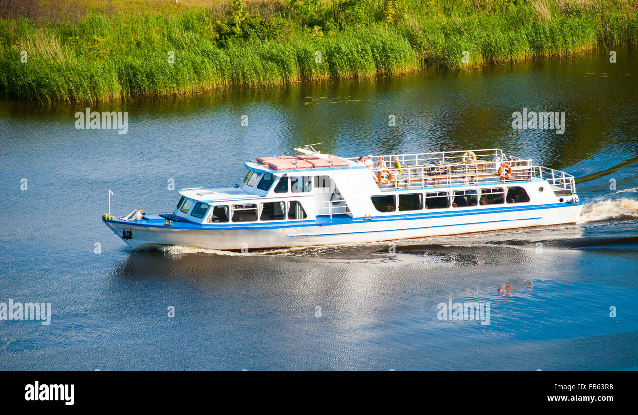 Passenger boat Stock Photo - Alamy