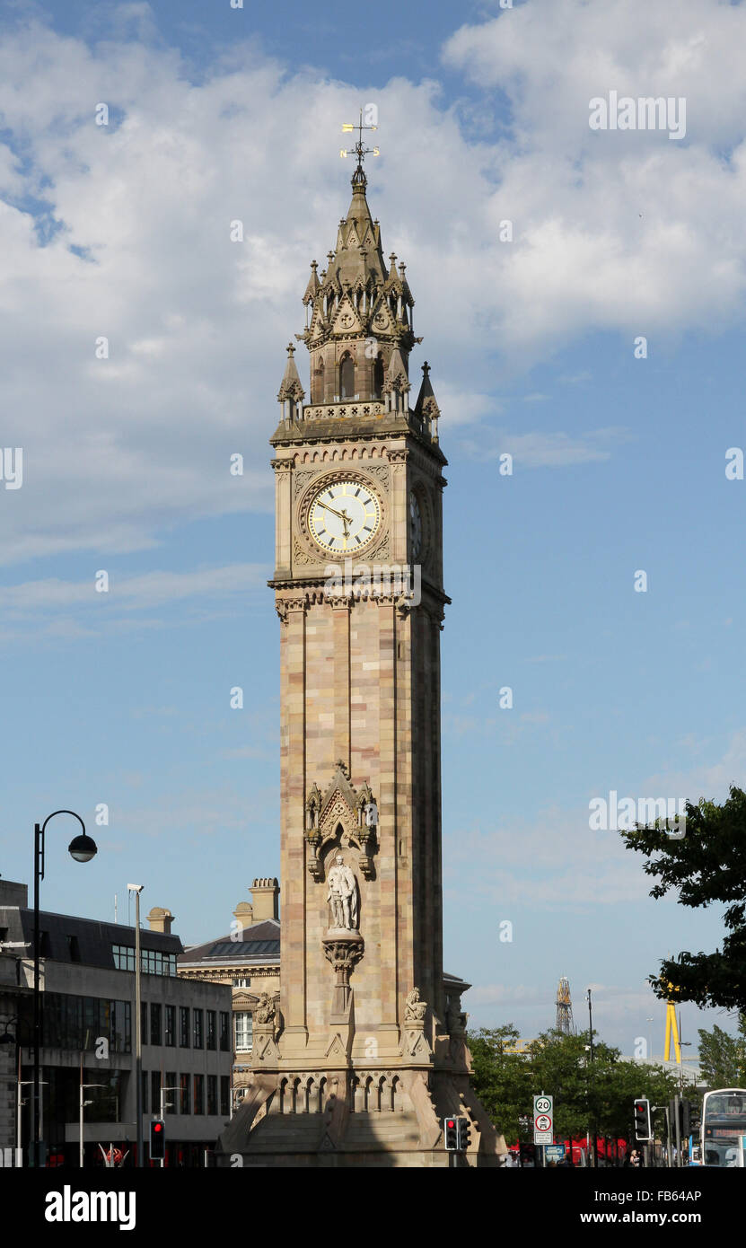 Belfast clock tower prince albert hi-res stock photography and images ...