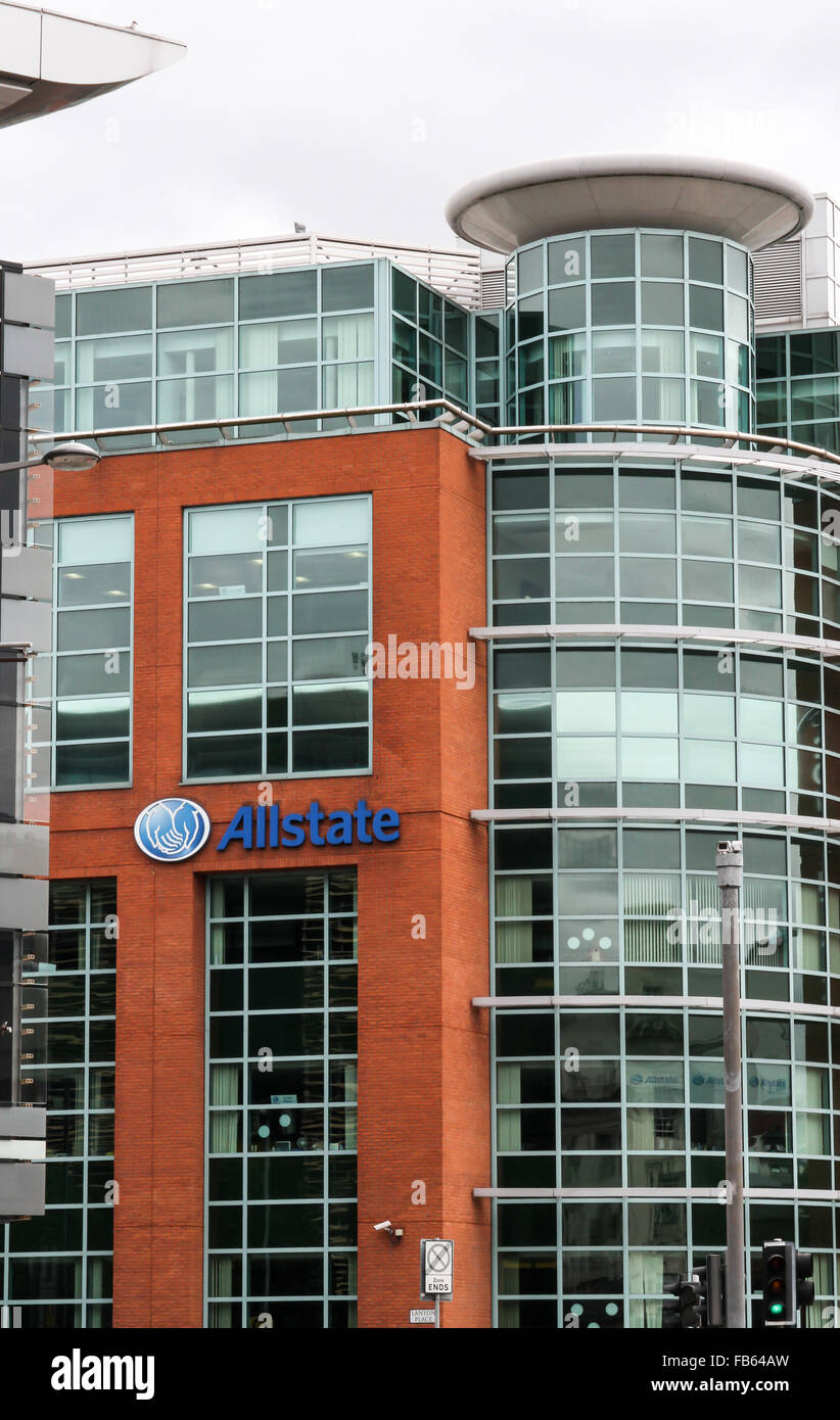 Allstate offices at Lanyon Place/Oxford Street, Belfast Stock Photo - Alamy