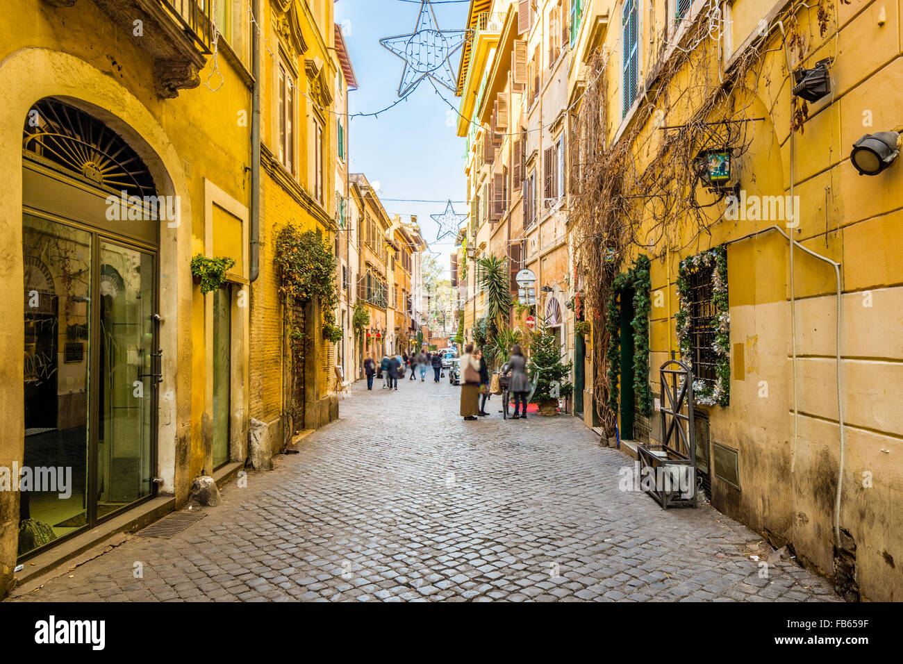 walking the ancient streets and alleys of Rome, Italy Stock Photo - Alamy