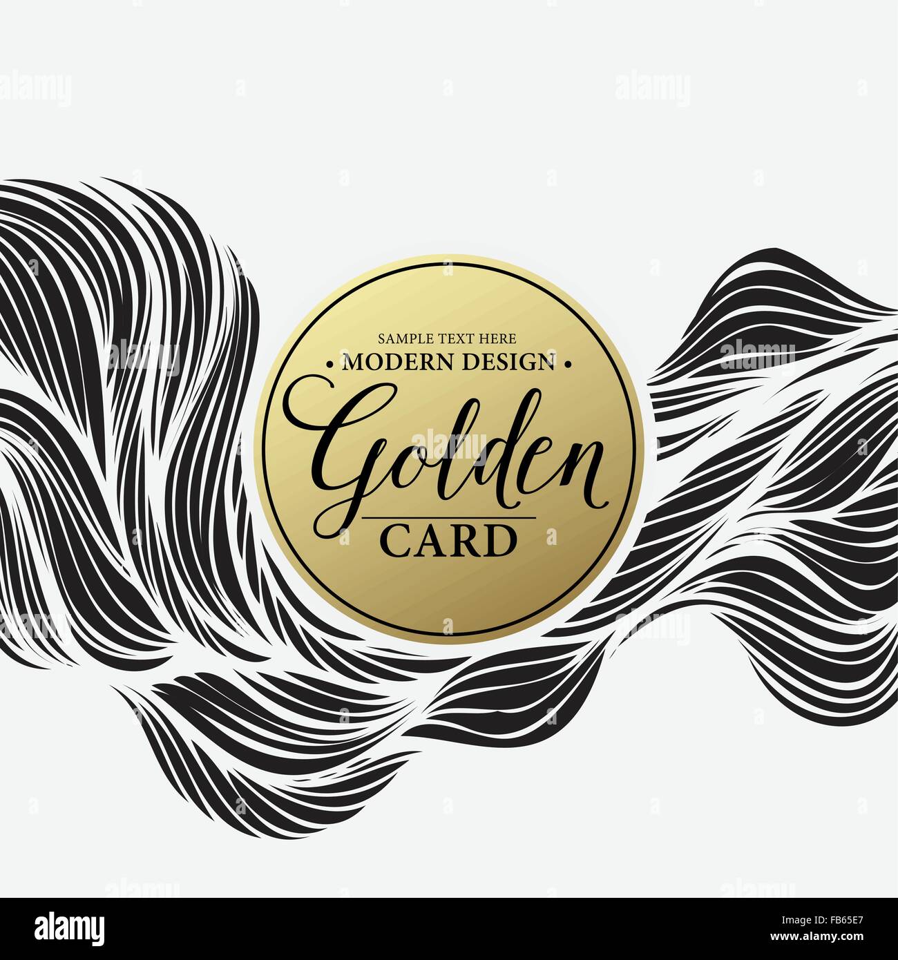 Luxury golden modern card. Vector illustration Stock Vector Image & Art ...