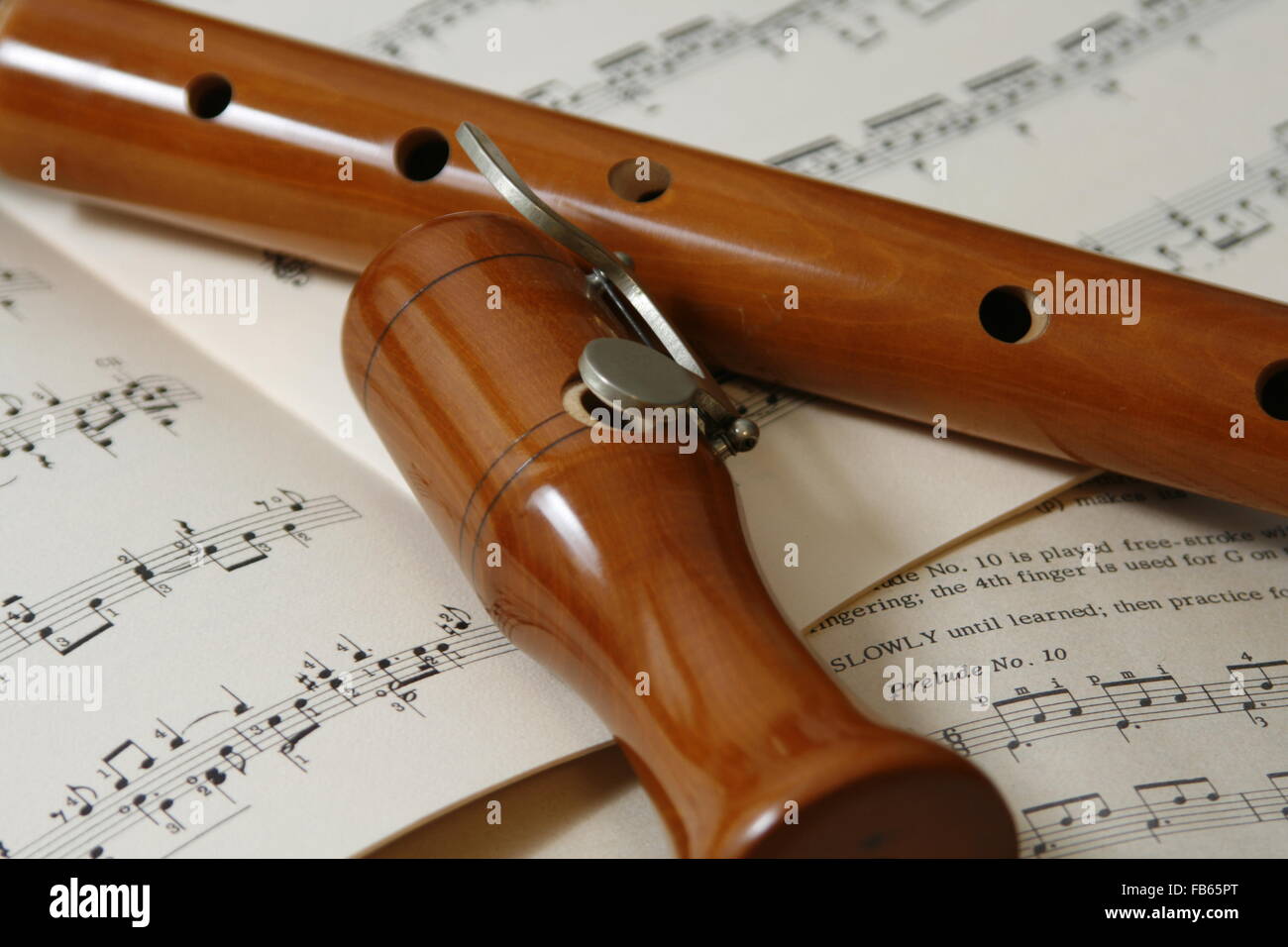 Recorder Music Notes High Resolution Stock Photography and Images - Alamy