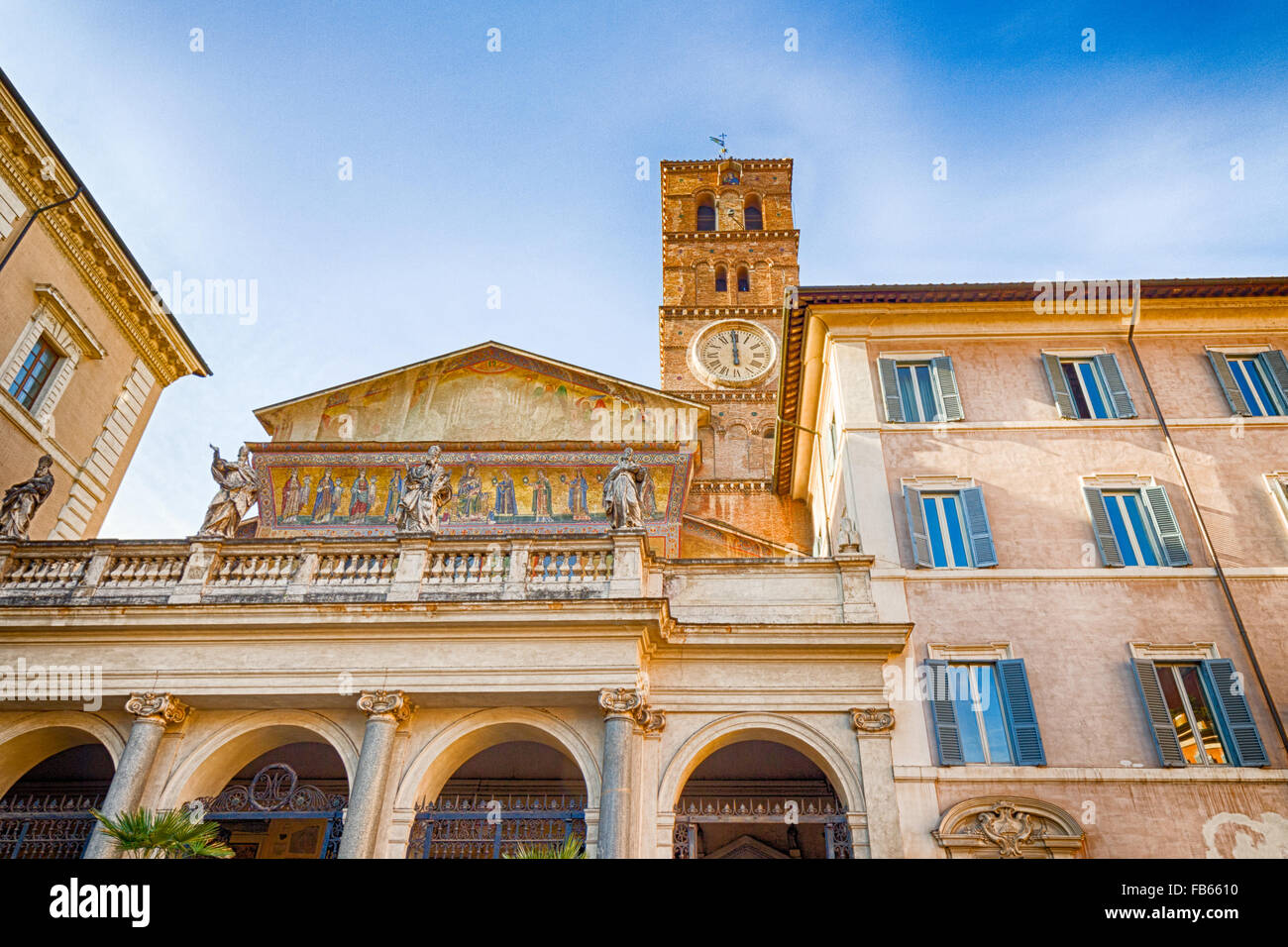 Basilica of Saint Mary in Rome, Italy, the oldest Church of Our Lady in ...