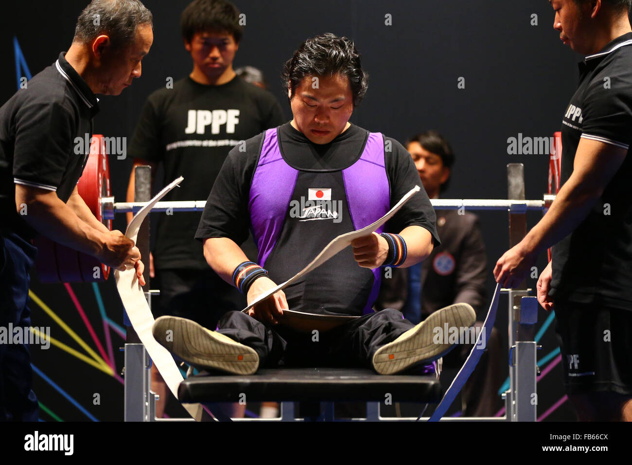 Nippon Sport Science University, Tokyo, Japan. 10th Jan, 2016. Hajime ...