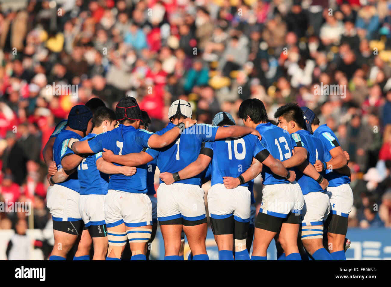 Tokyo, Japan. 10th Jan, 2016. Tokai University team group Rugby : All ...