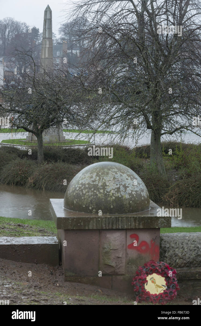 Flooding on North Inch, Perth Stock Photo - Alamy