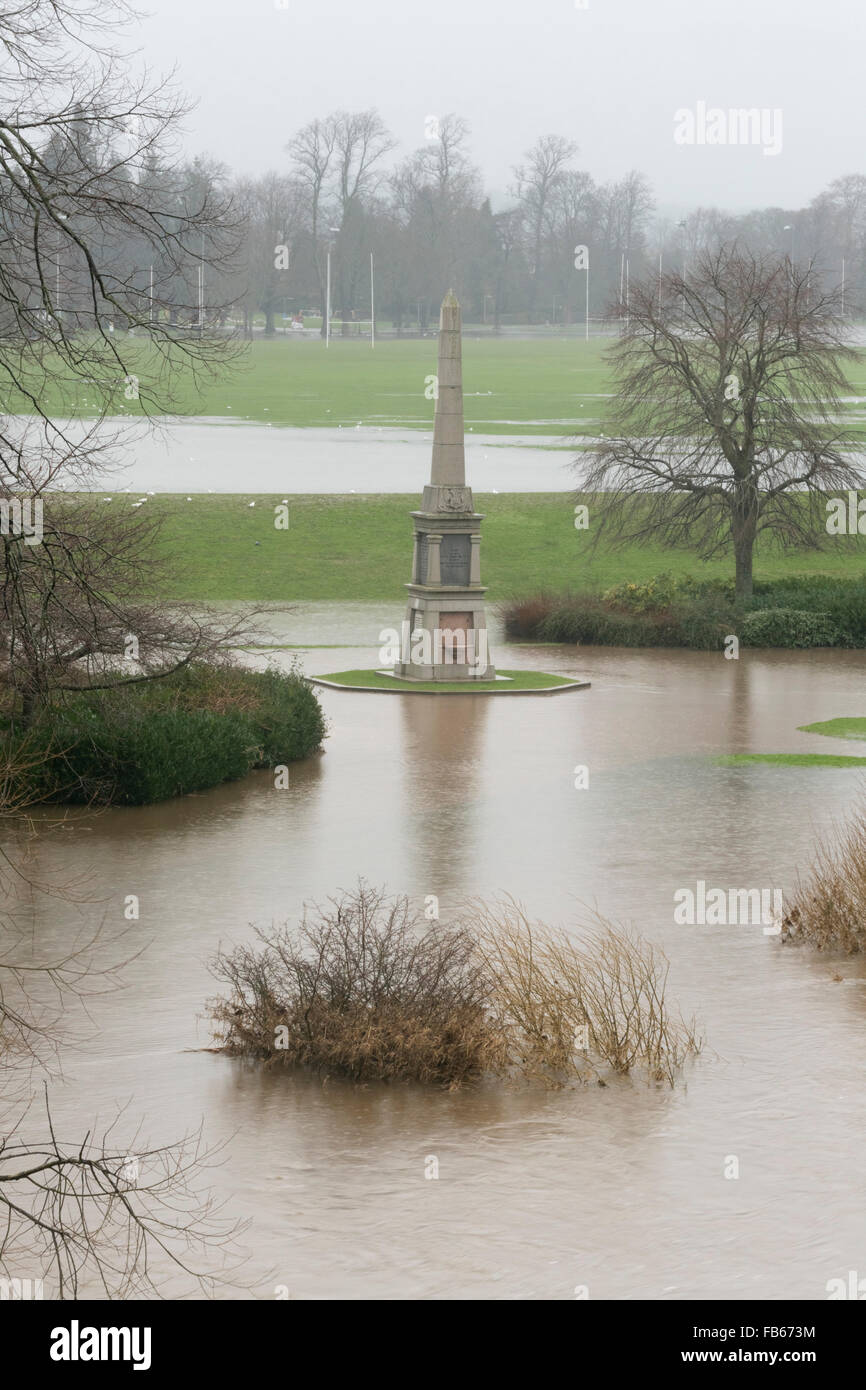 Flooding on North Inch, Perth Stock Photo - Alamy