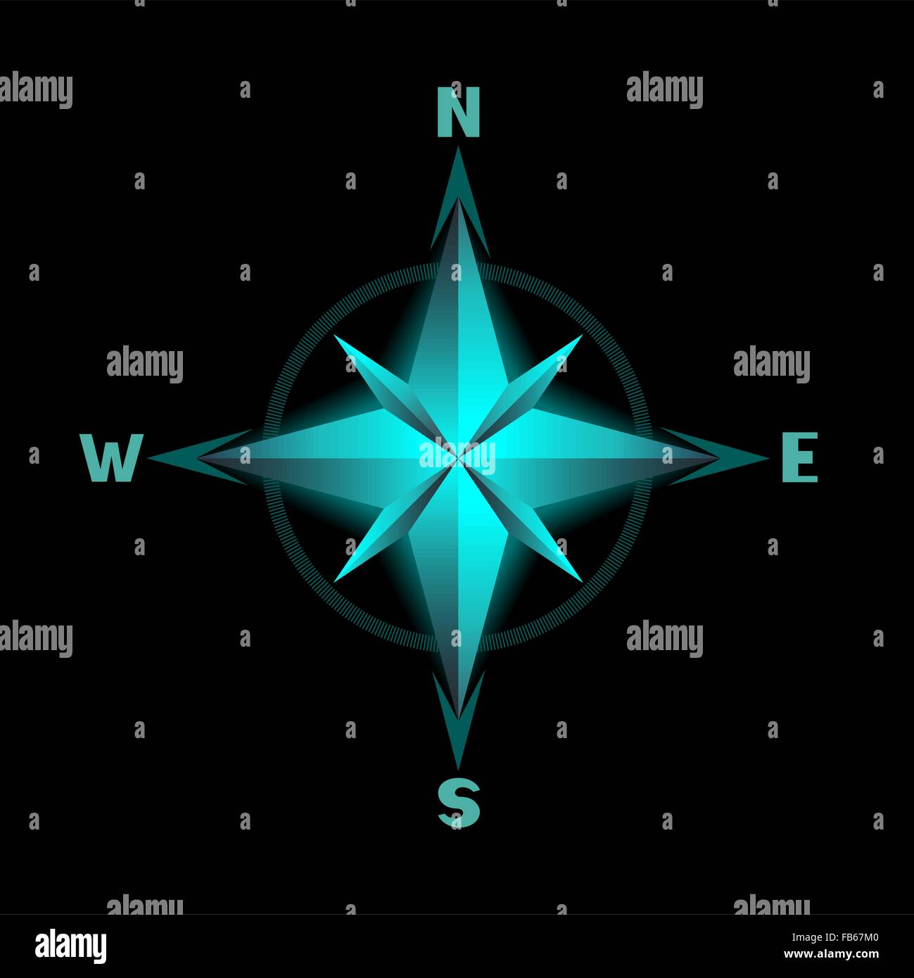 Compass rose hi-res stock photography and images - Alamy