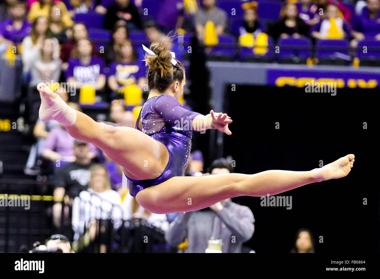 Baton Rouge, LA, USA. 09th Jan, 2016. LSU Tigers Ashleigh Gnat on the ...