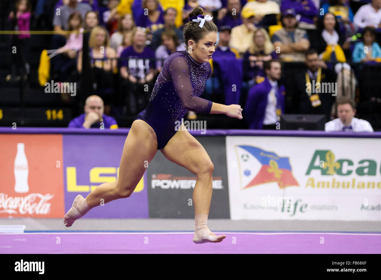 Baton Rouge, LA, USA. 09th Jan, 2016. LSU Tigers Sydney Ewing on the ...