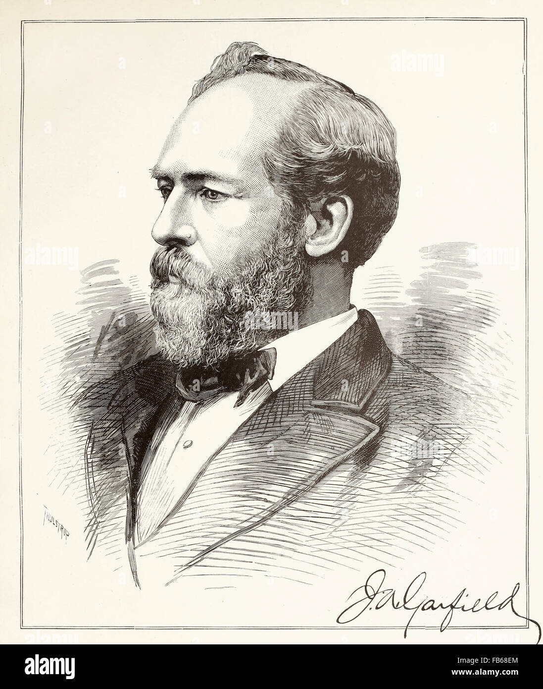 General James Garfield during the USA Civil War Stock Photo - Alamy