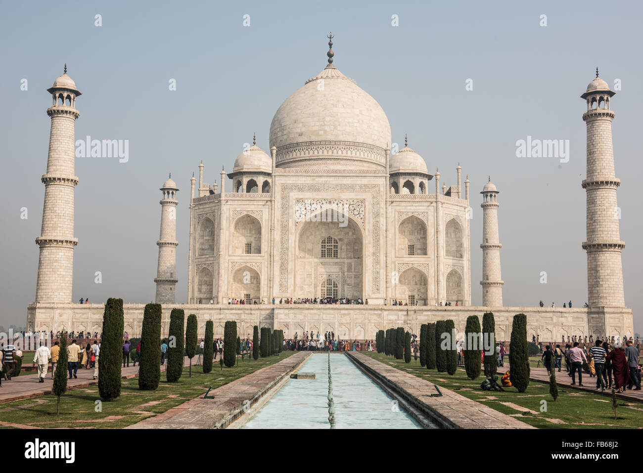Taj Mahal from Front Stock Photo - Alamy