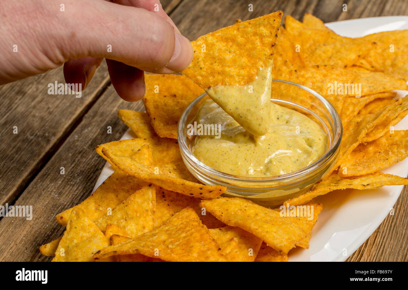 Nachos And Cheese High Resolution Stock Photography and Images - Alamy