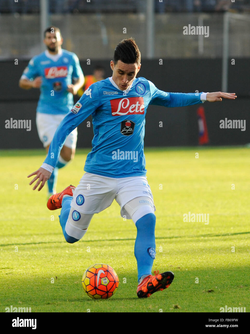 Stadium Matusa, Frosinone, Italy. 10th Jan, 2016. Serie A football ...
