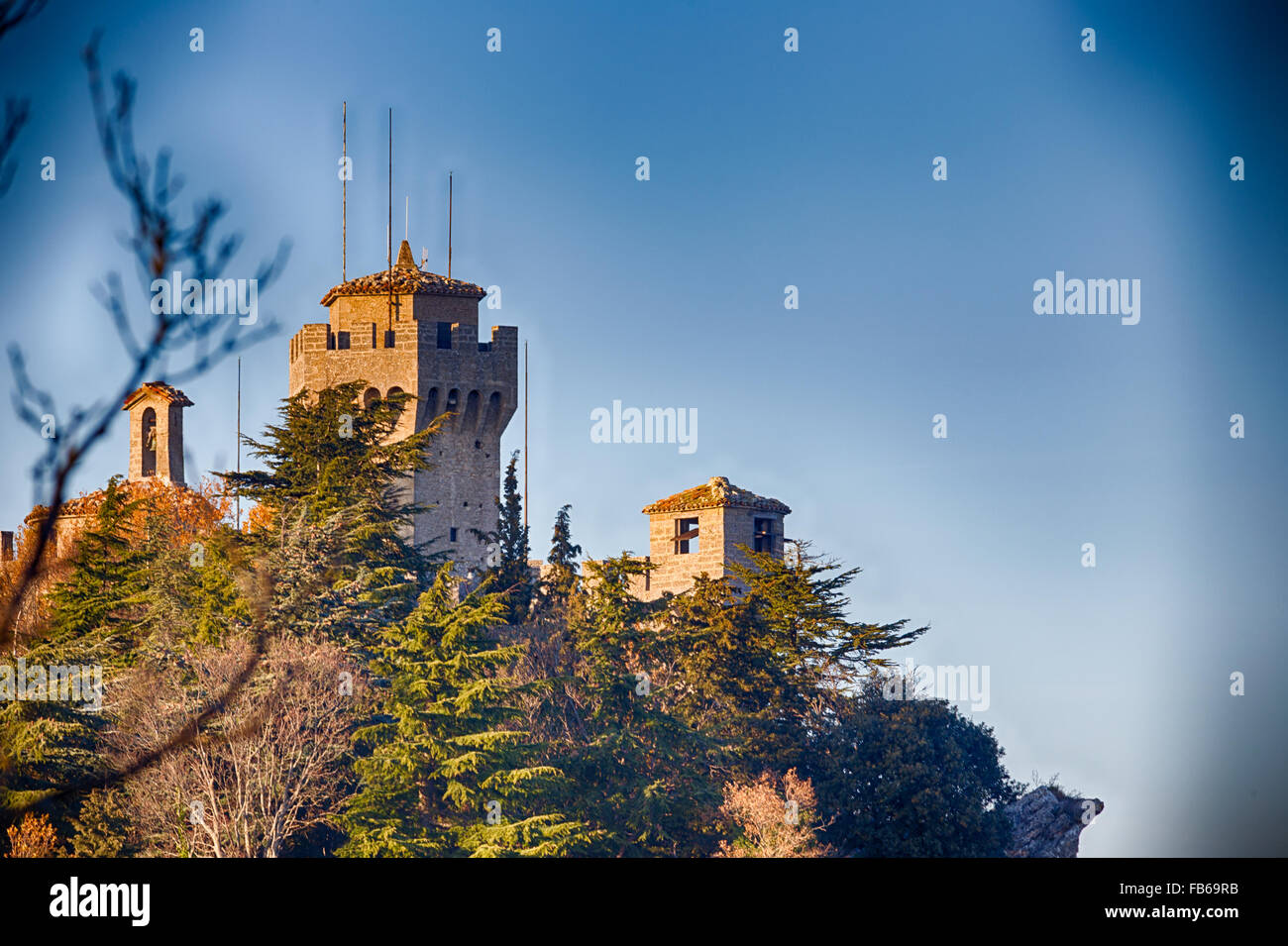 Crenellated tower hi-res stock photography and images - Alamy