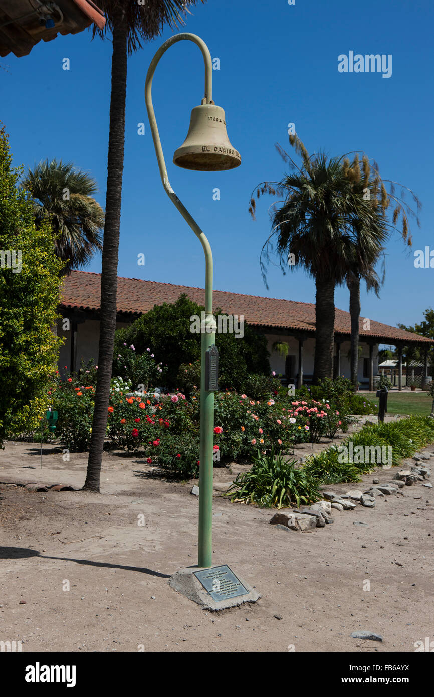 El Camino Real bell, Mission Nuestra Senora de la Soledad, Soledad ...