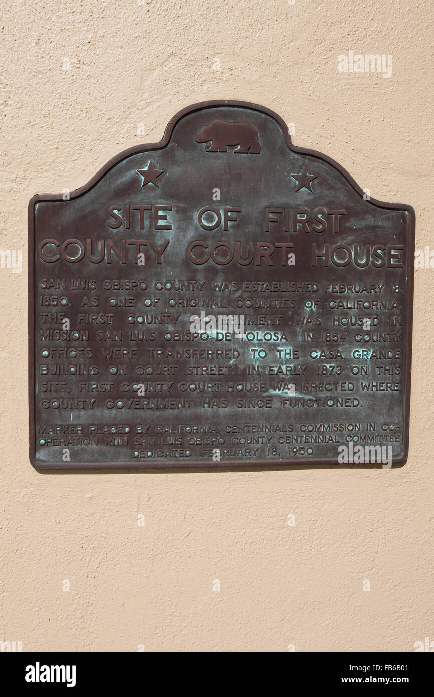 San luis obispo county historical hi-res stock photography and images ...