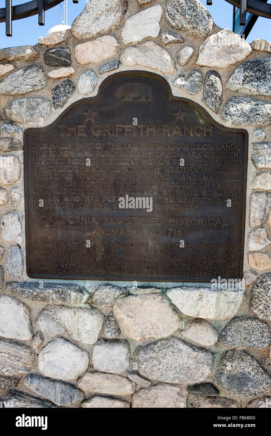 THE GRIFFITH RANCH Originally part of the San Fernando mission lands ...