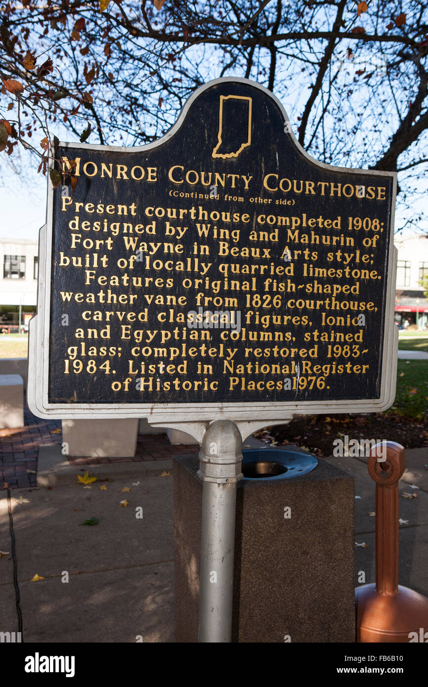MONROE COUNTY COURTHOUSE (Continued from other side) Present courthouse ...