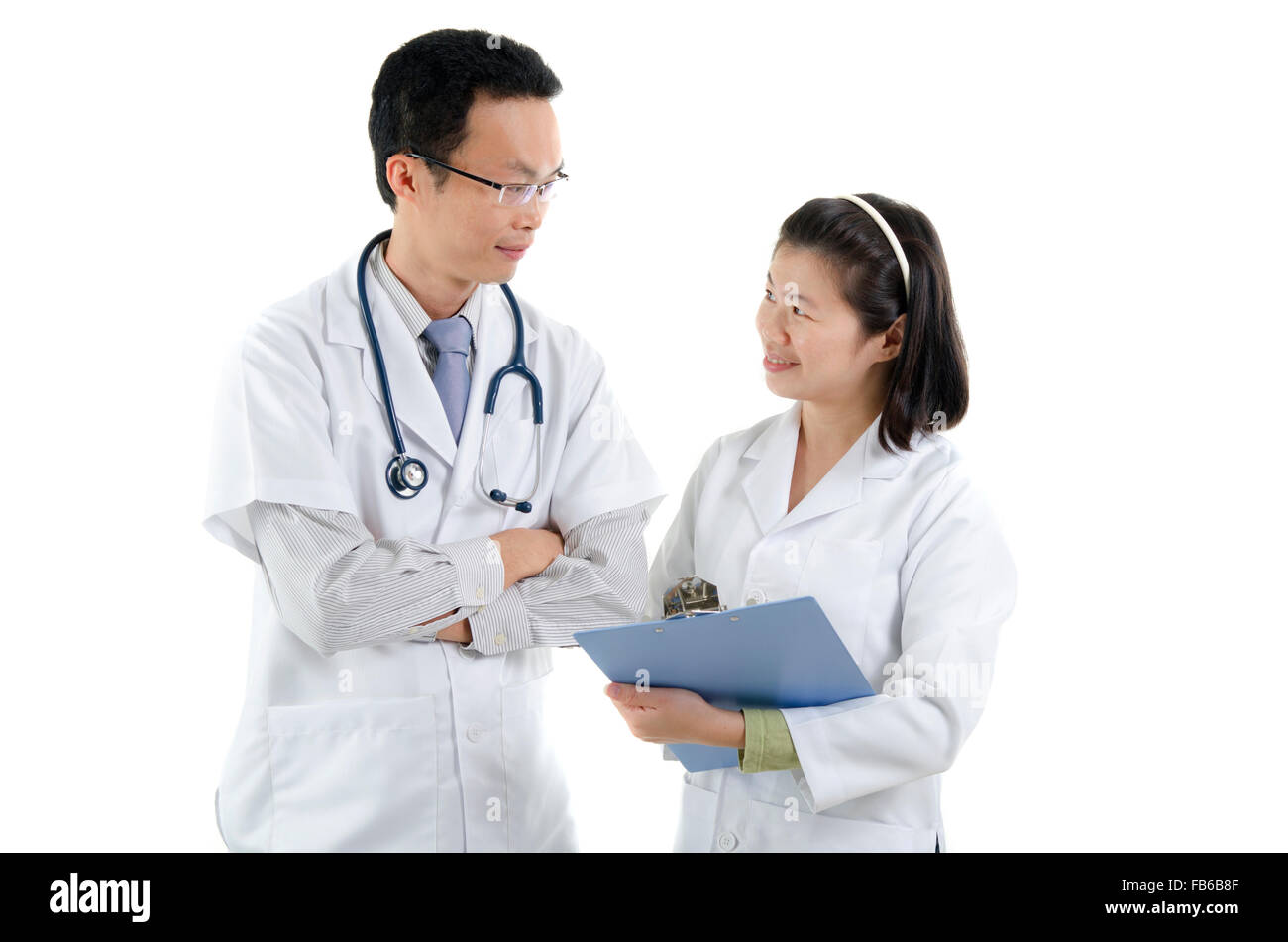 asian doctor and nurse Stock Photo - Alamy