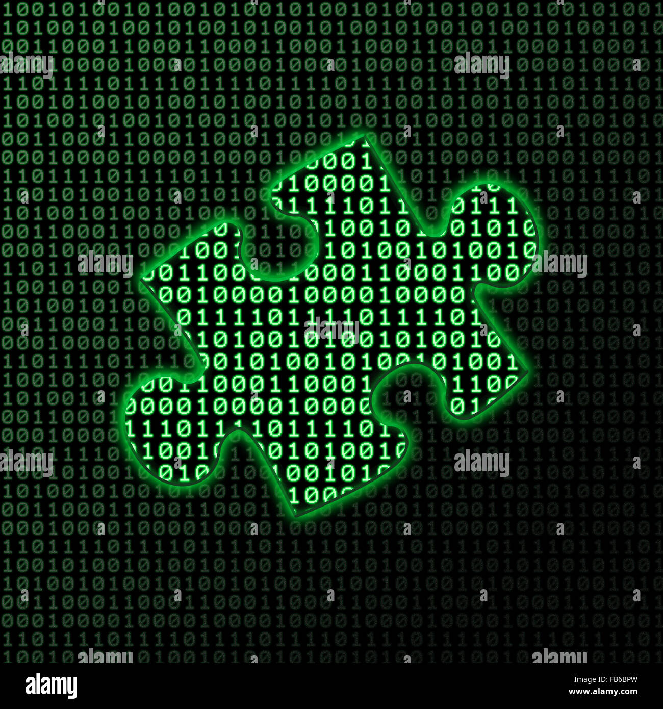 Piece of information. Digital conceptual art Stock Photo - Alamy