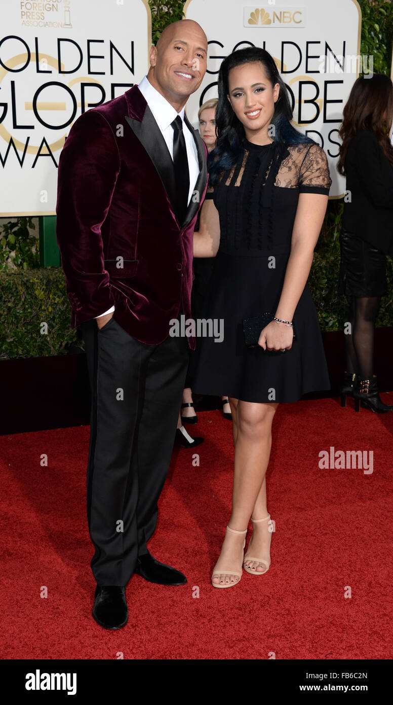 Los Angeles, California, USA. 10th January, 2016. Dwayne Johnson ...