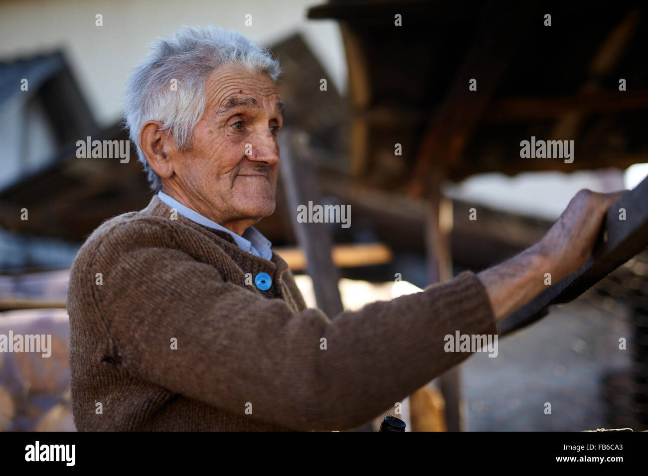 Old senior rancher portrait hi-res stock photography and images - Alamy