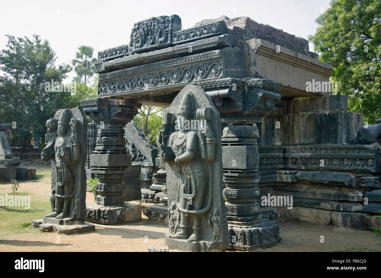 Linga shrine, Temple complex, Warangal Fort, Warangal, Telangana, India ...