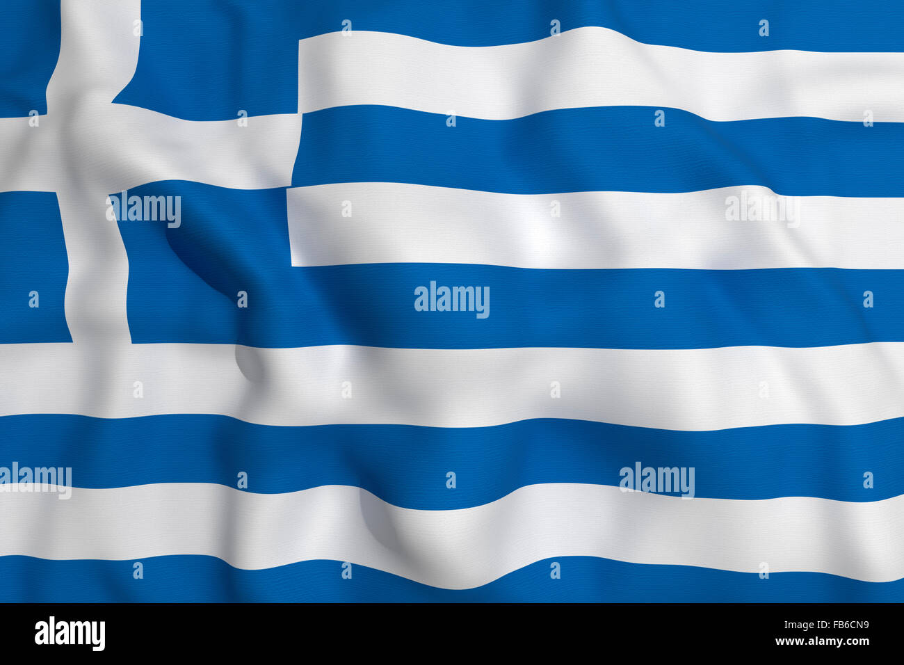 3d rendering of a greek flag Stock Photo - Alamy
