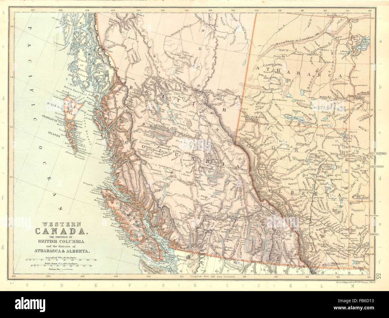 Map of athabasca hi-res stock photography and images - Alamy