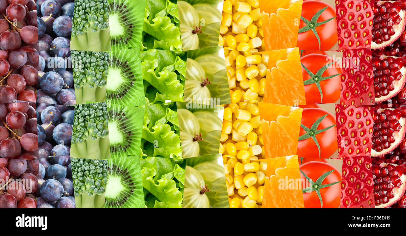 Fruits and vegetables background. Fresh food. Concept Stock Photo - Alamy