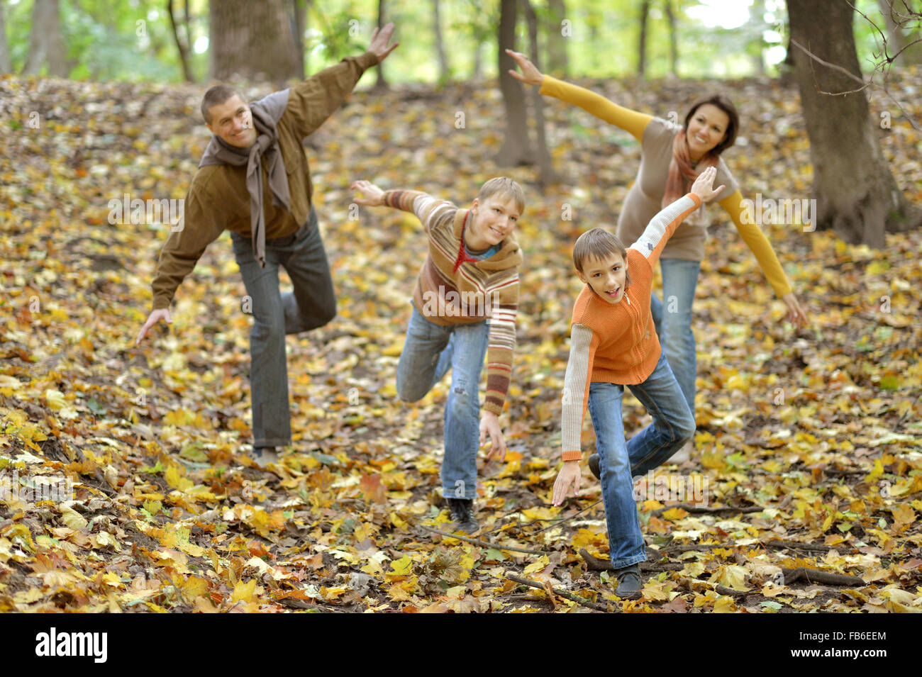 family having fun Stock Photo - Alamy