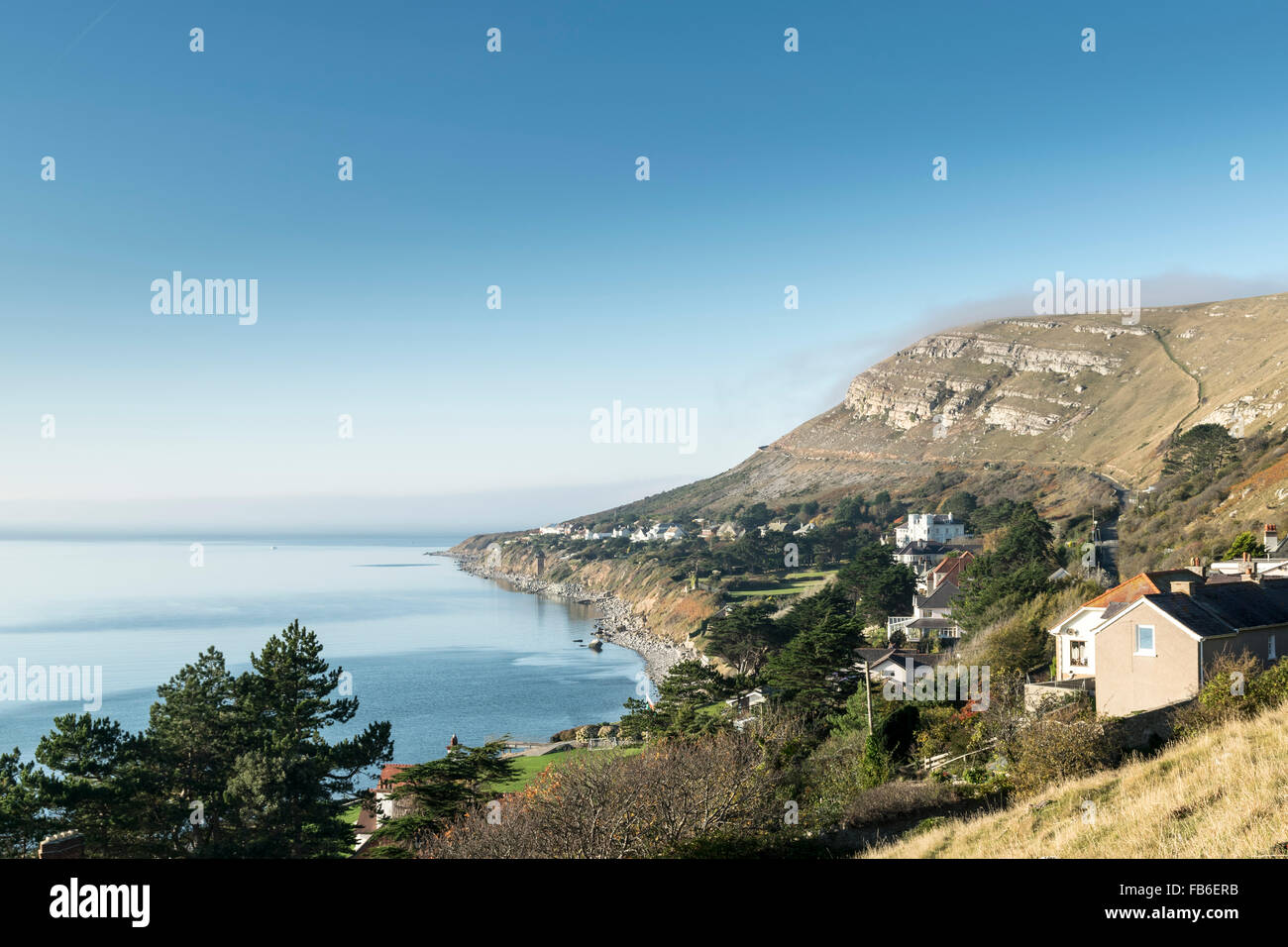 Gogarth on the Great Ormes Head Llandudno North Wales Stock Photo - Alamy