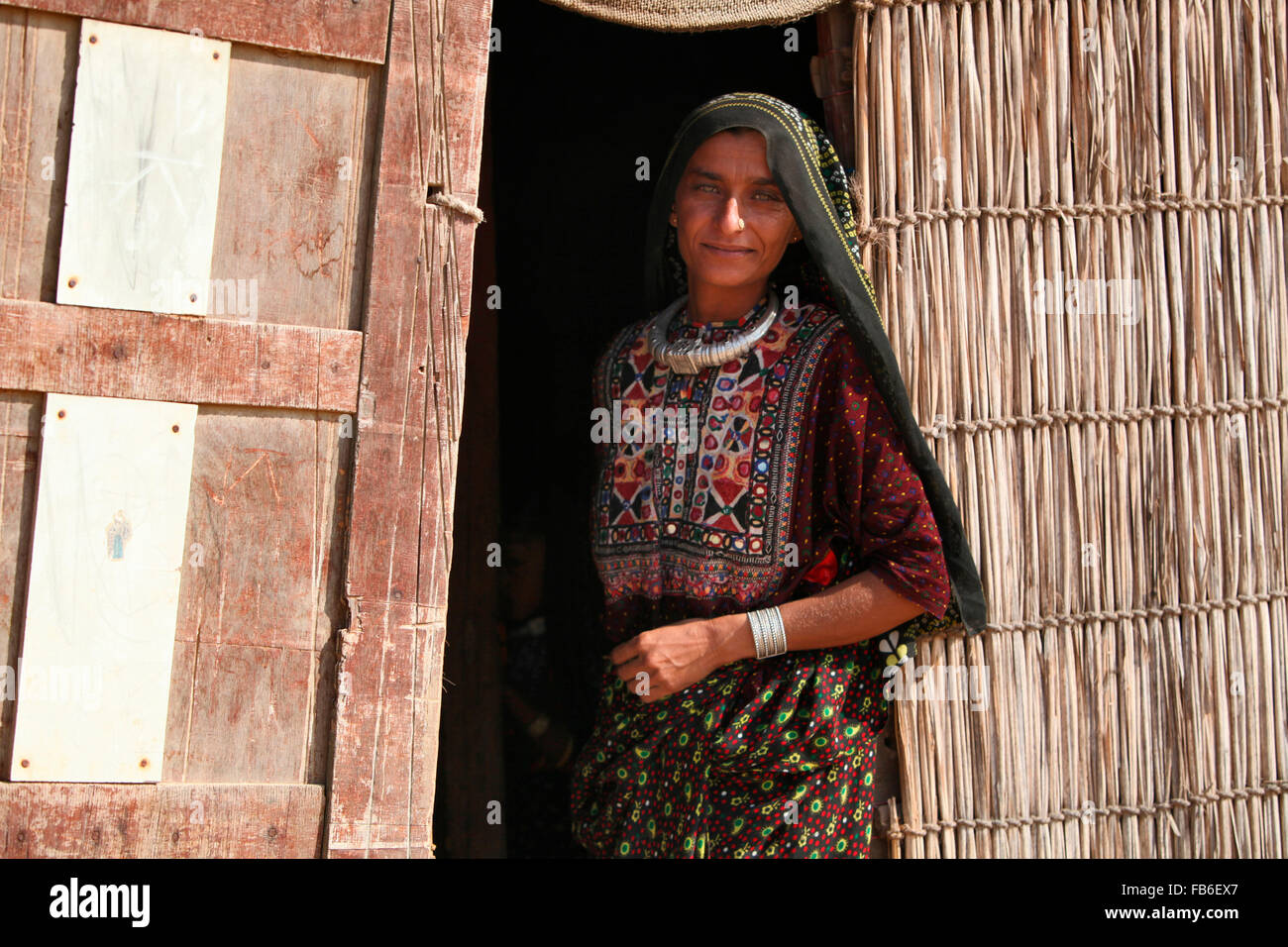 Fakirani Jat tribe, Woman in traditional Dress, Kutch District, Gujarat ...