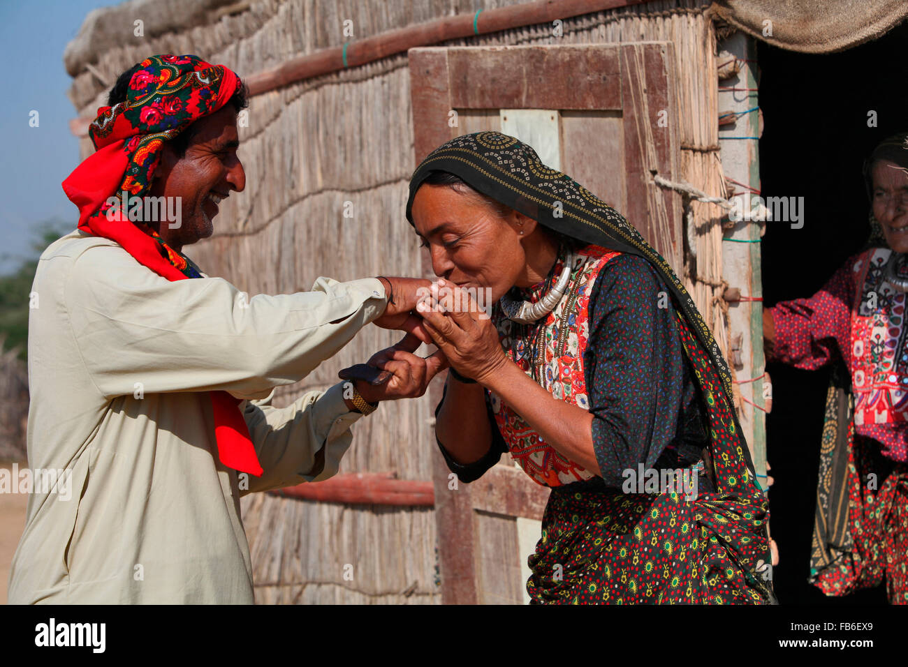 Fakirani Jat tribe, Medi Village, Traditional ritual, Kutch District ...