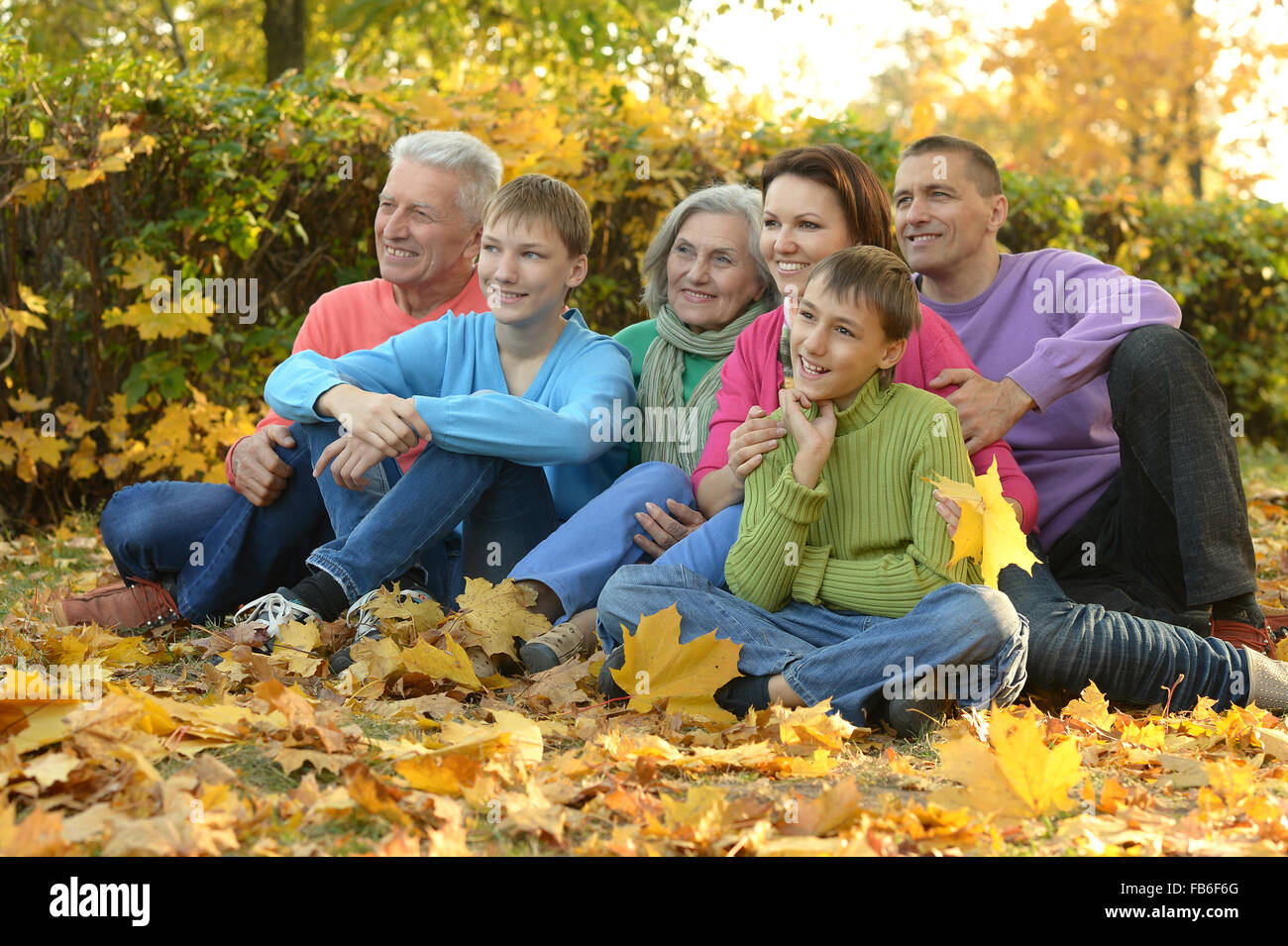Happy smiling family Stock Photo - Alamy