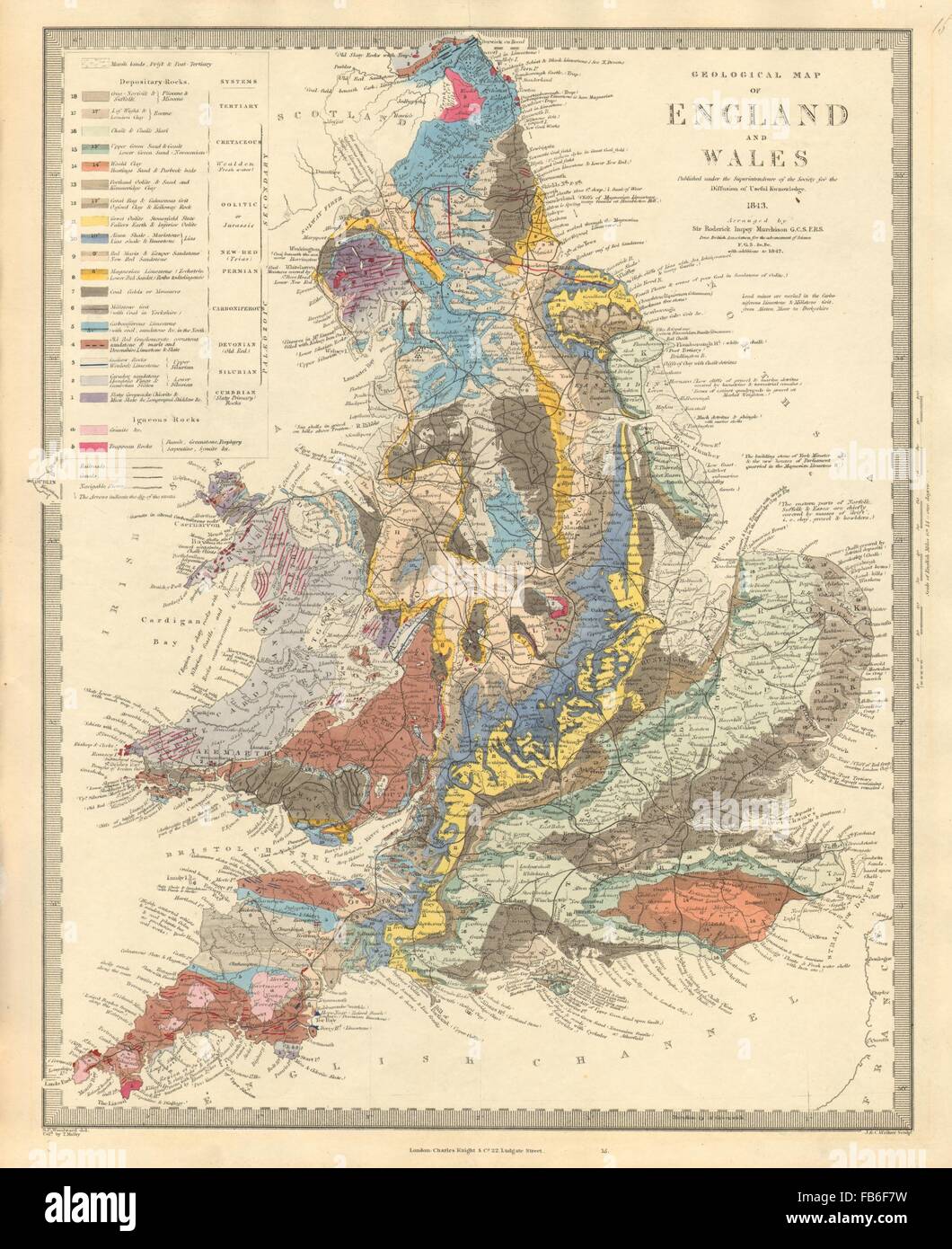 Geological Map Of England Stock Photos & Geological Map Of England ...
