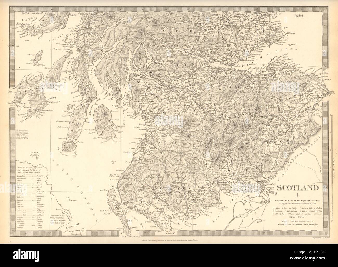 Perthshire scotland and map hi-res stock photography and images - Alamy