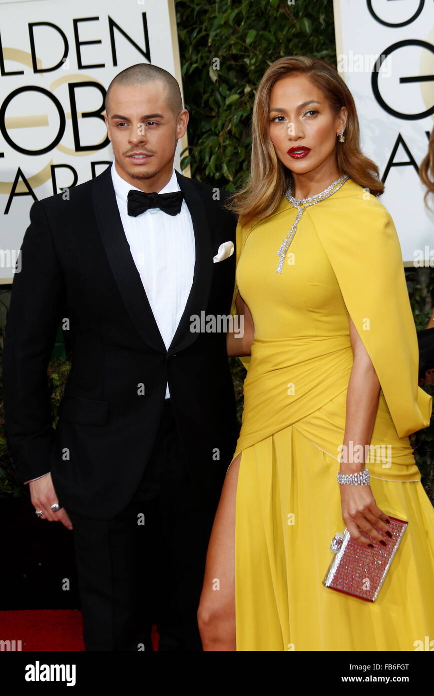 Beverly Hills, California, USA. 10th Jan, 2016. Jennifer Lopez and ...