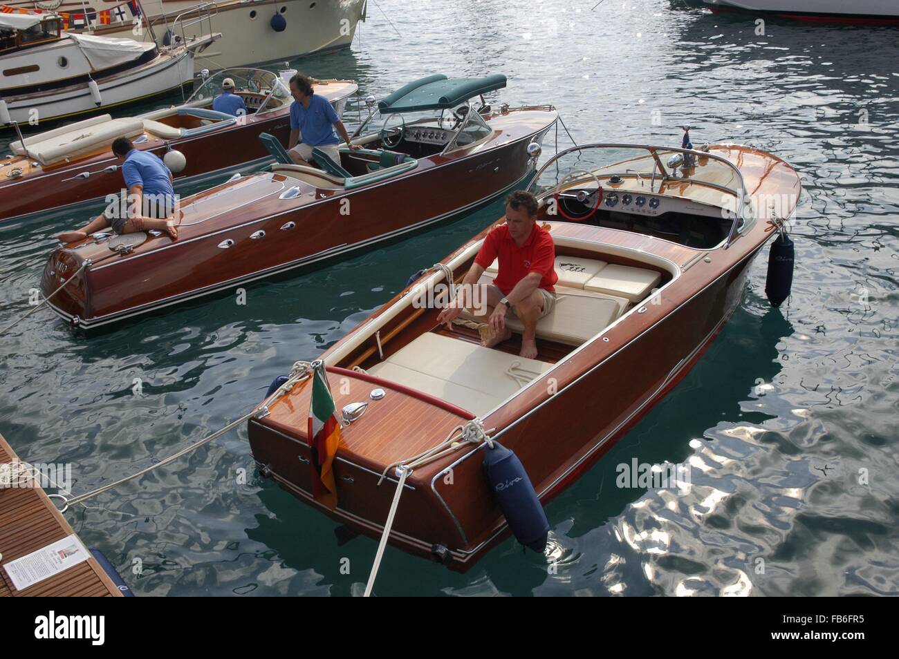 Imperia (Italy), gathering of leisure boats and vintage yachts, Riva ...