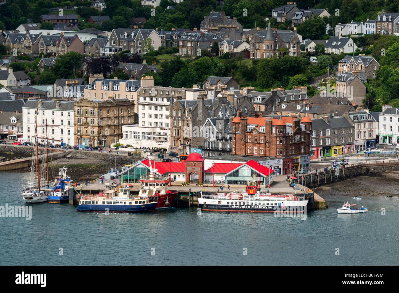 Oban, harbour, ferry port, boat Stock Photo - Alamy