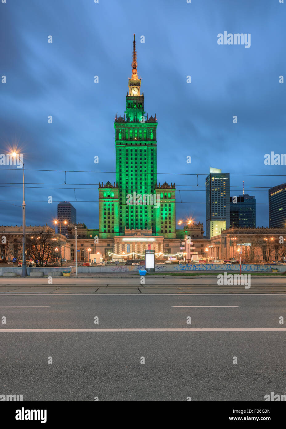 Warsaw clock tower hi-res stock photography and images - Alamy