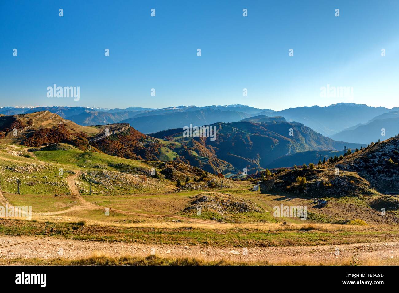 Monte Baldo, mountain range Stock Photo - Alamy