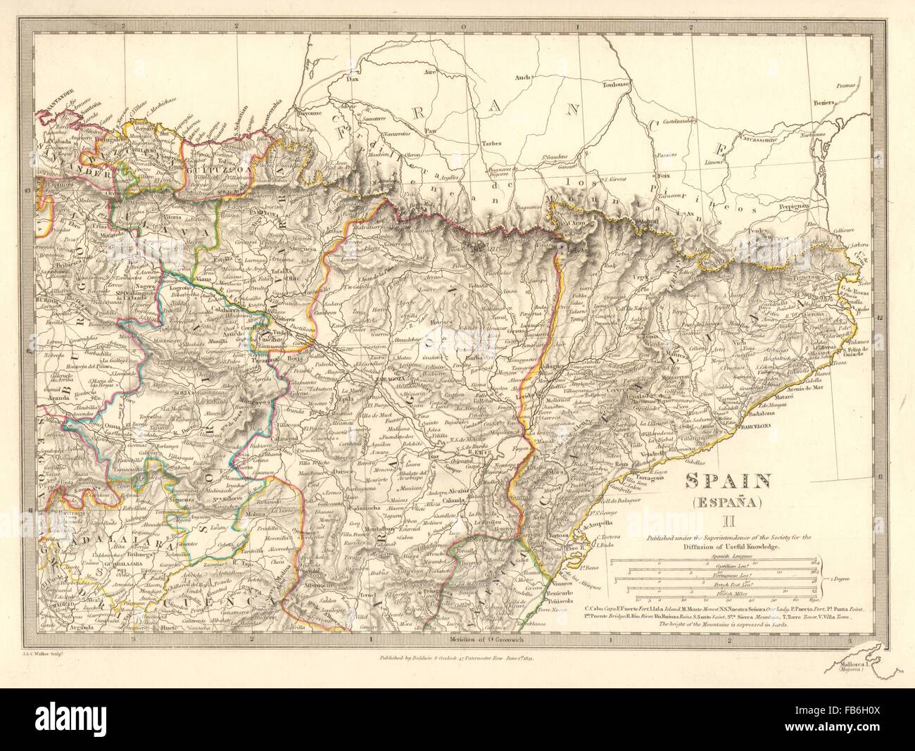 Navarra map hi-res stock photography and images - Alamy
