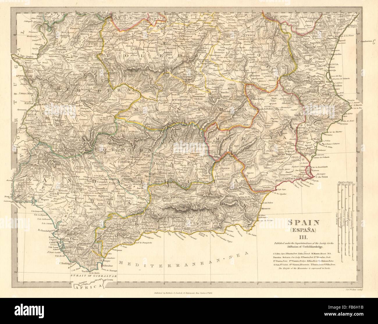 Tarifa map spain hi-res stock photography and images - Alamy