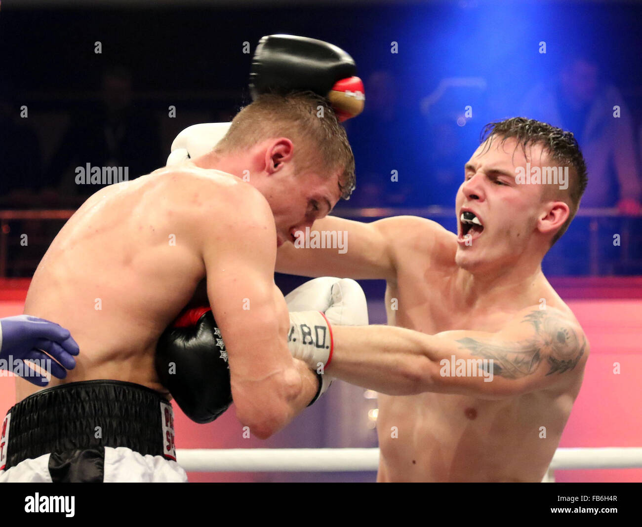 Berlin, Germany. 9th Jan, 2016. from left an MEISER (Germany), Szabolcs ...