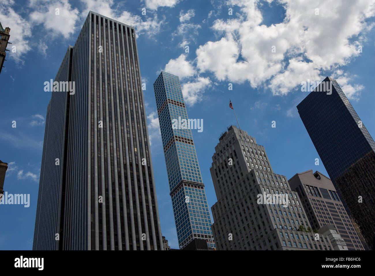 Sky scraper in Manhattan, New York City Stock Photo - Alamy