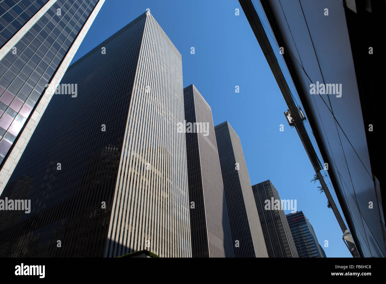 Sky scraper in Manhattan, New York City Stock Photo - Alamy
